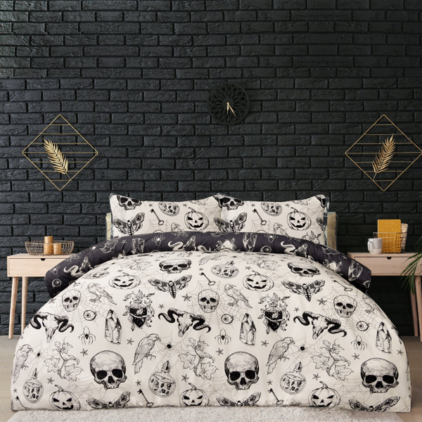 Happy Larry Mystical Gothic Duvet Set Single | Wayfair.co.uk