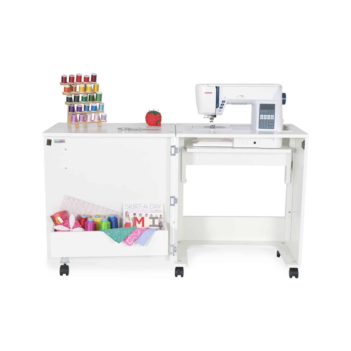 Arrow Sewing Judy Sewing Cabinet with Hydraulic Machine Lift by Arrow ...