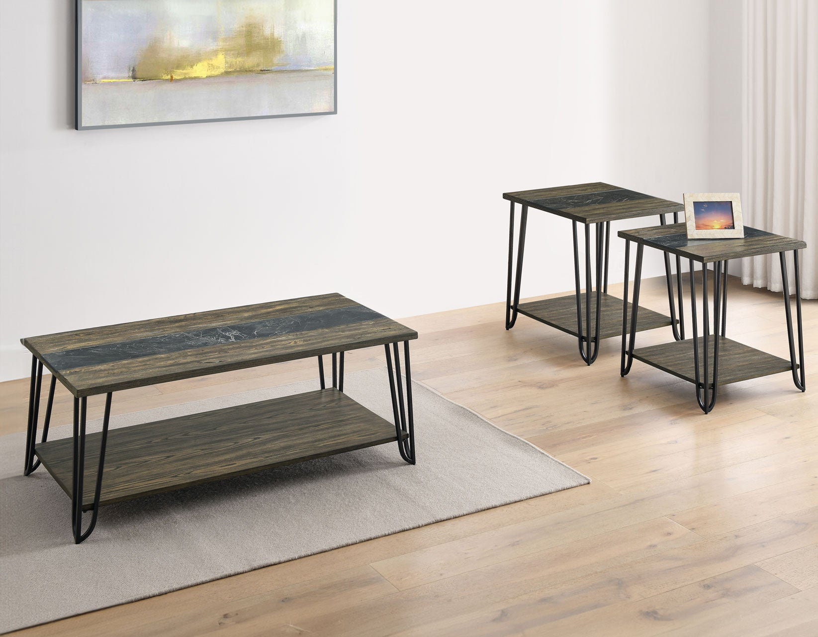 SOL Strong Harper 3-Piece Table Set | Wayfair