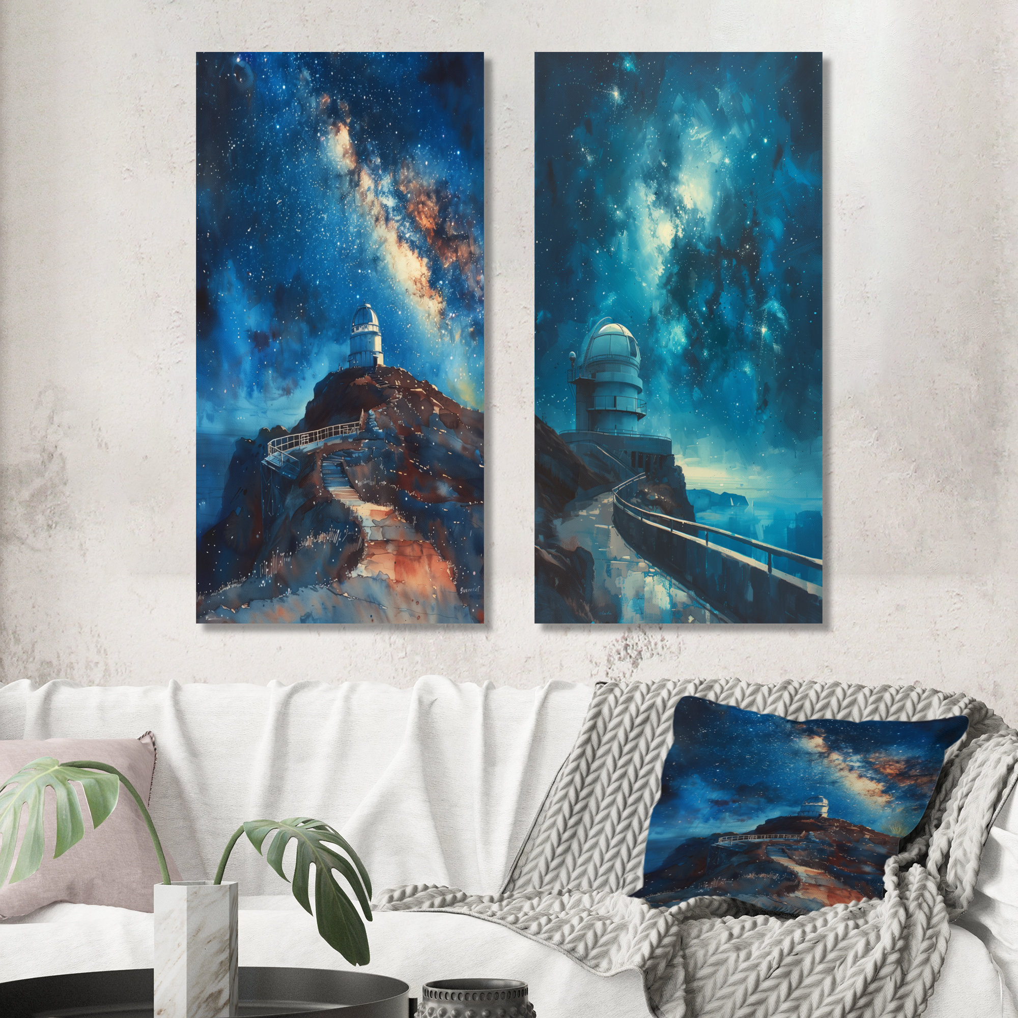 Breakwater Bay Blue White Star Station Observatory I - Observatories ...