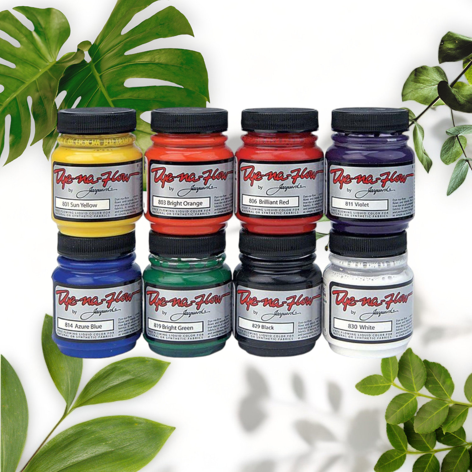 BRBCA ColorWave Flow 8-Piece Set Vibrant Dye for Fabric Paper Wood ...