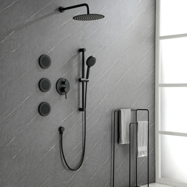 INLE Complete Shower System with Bodysprays | Wayfair