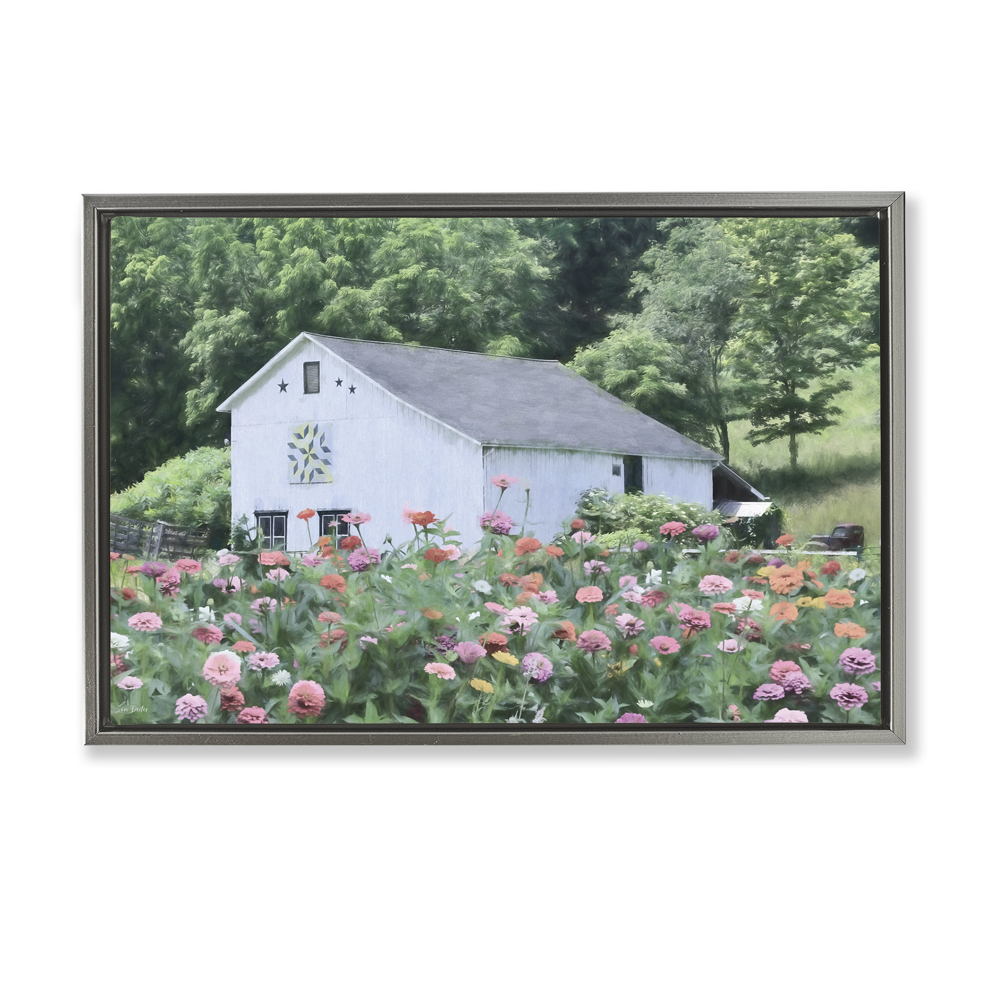 Ophelia & Co. Countryside House in Garden Floating Frame, design by ...