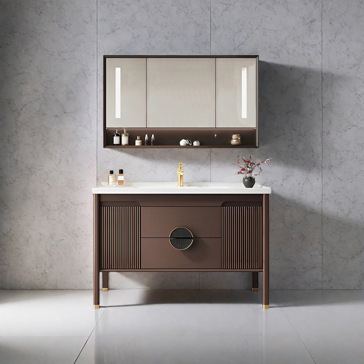 Backop New Chinese style rest room bathroom cabinet | Wayfair
