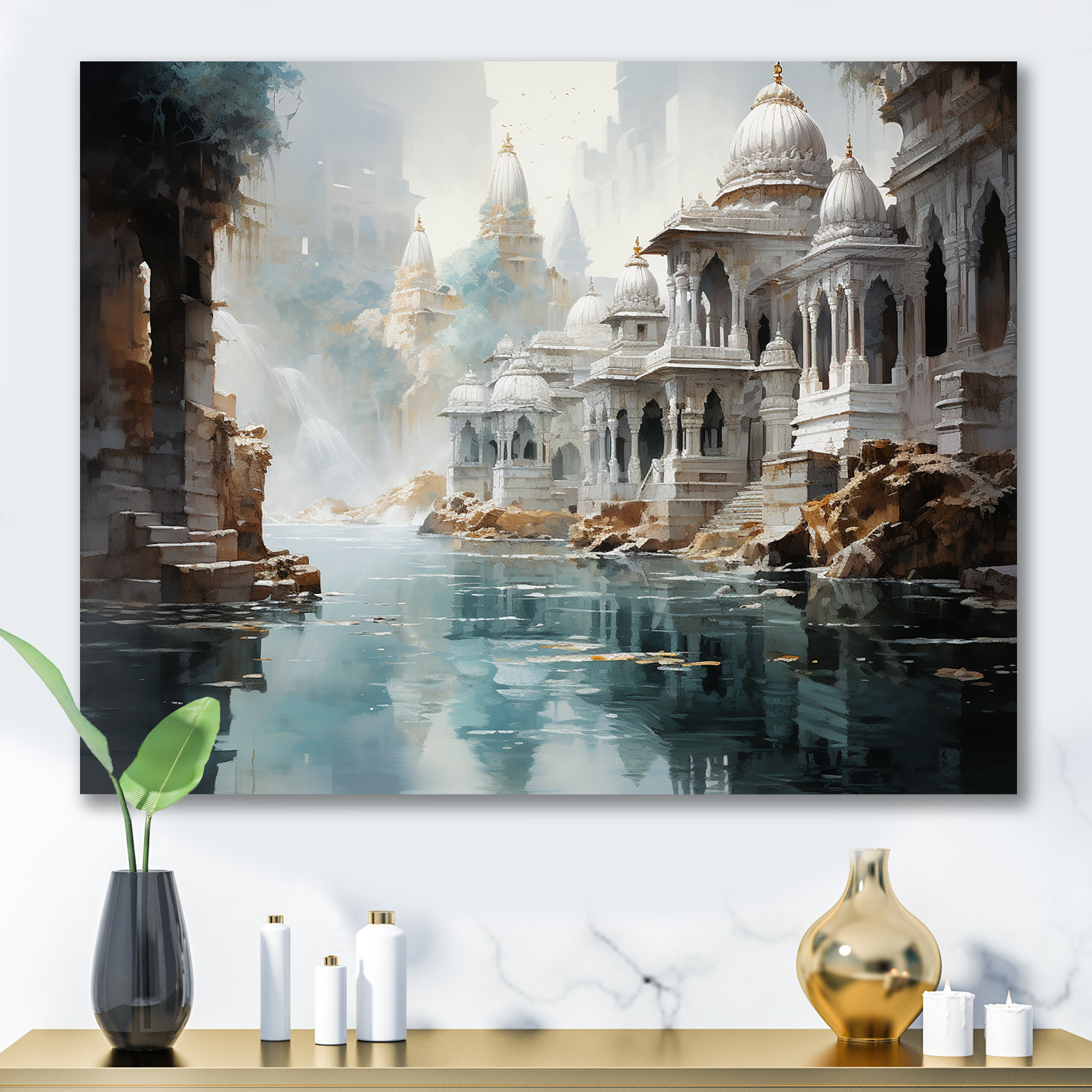 Fleur De Lis Living Hinduism Ashrams Quiet Quartz Indian Expression I ...