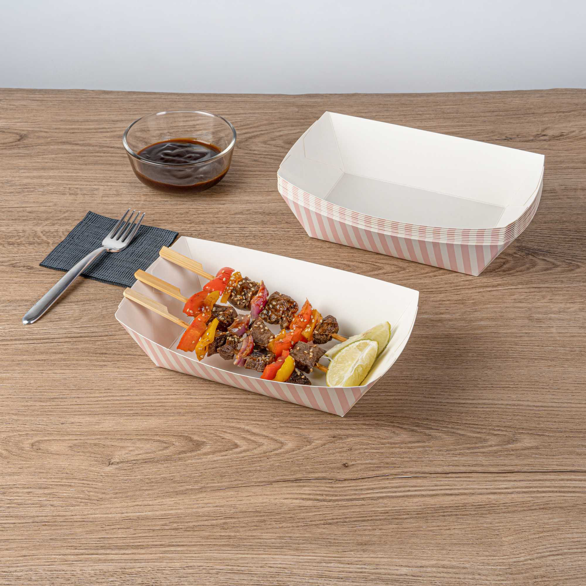 Restaurantware-Bio Tek 2 Pound Food Trays, Disposable Paper Food Trays ...