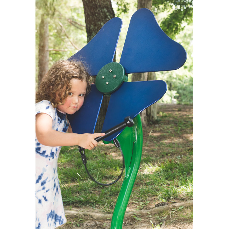 Freenotes Harmony Park Flower Metal Playground Panel with Activity ...