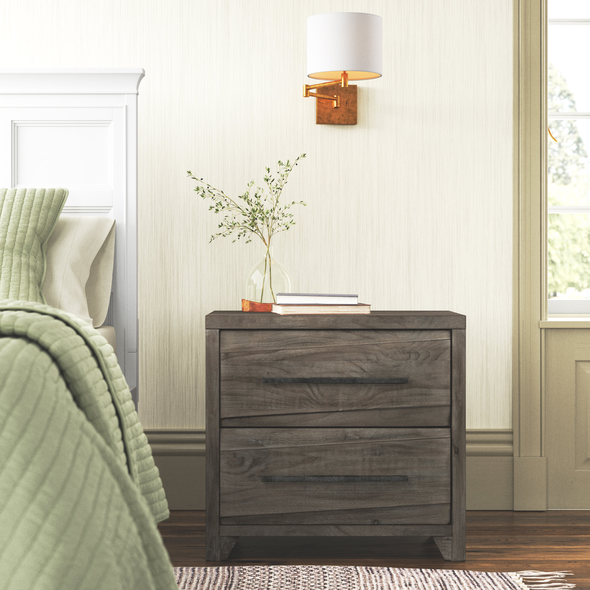 Loon Peak Fidelina 2 - Drawer Nightstand in Sahara Tan & Reviews ...