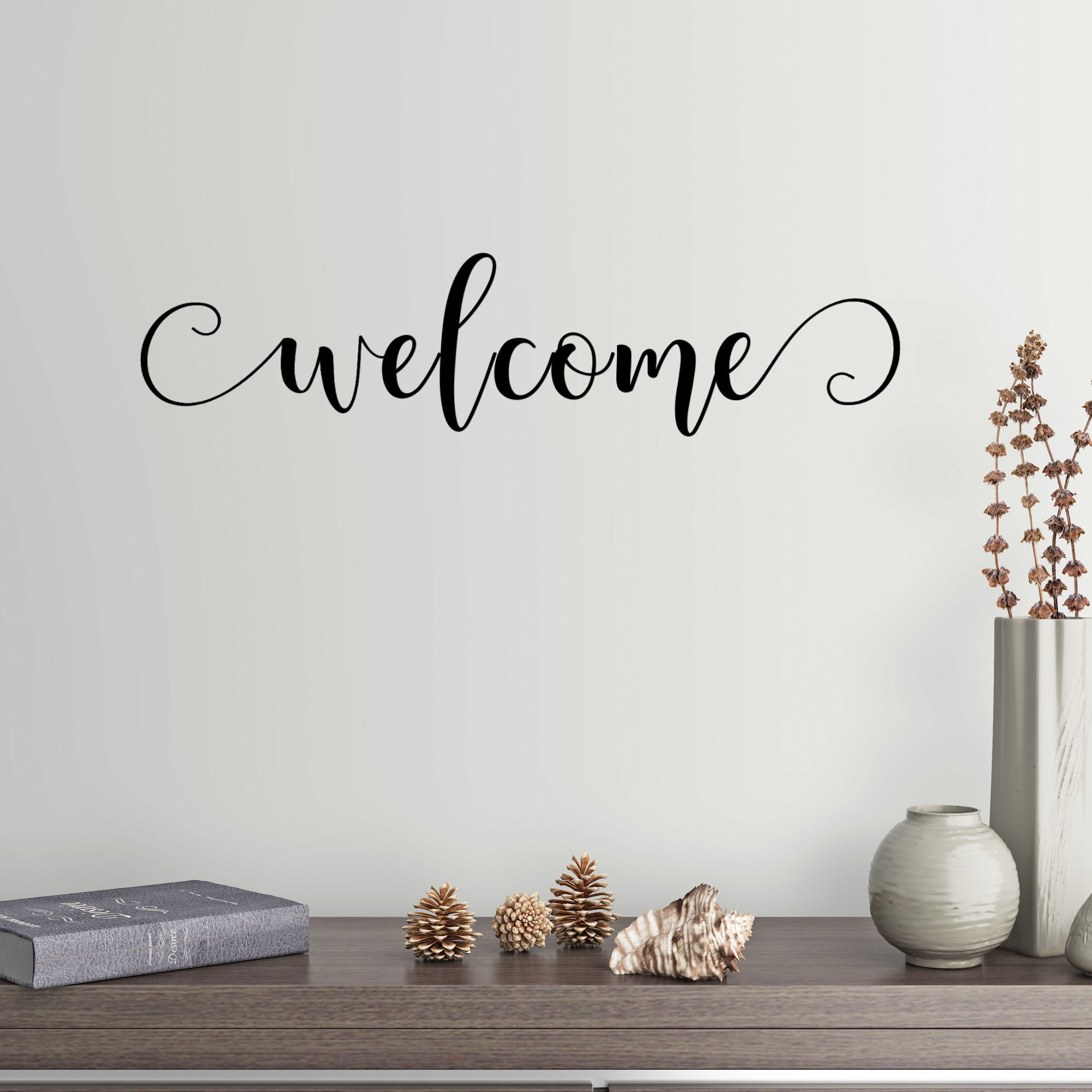 Red Barrel Studio® Welcome Vinyl Wall Decal & Reviews | Wayfair
