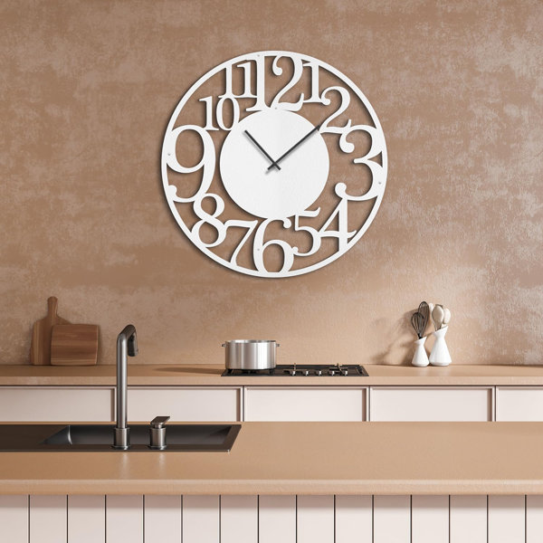 SIGNLEADER Metal Wall Clock - Wayfair Canada