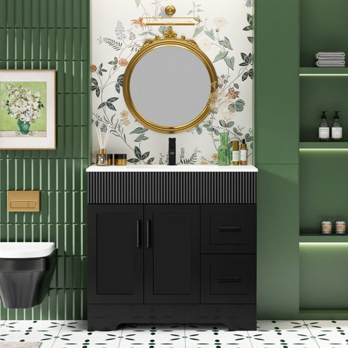 Single Bathroom Vanities | Single Sink Vanity | Wayfair