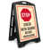 SmartSign STOP Check With Guard Before Proceeding Portable Sidewalk ...