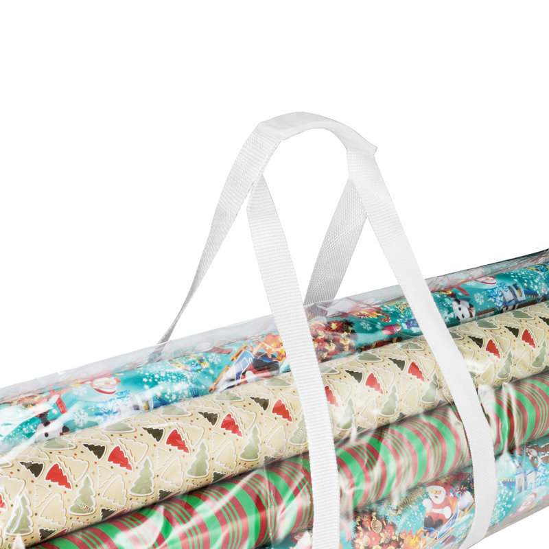 Rebrilliant Wrapping Paper Storage - 2 Organizers for 20 Rolls of Gift ...