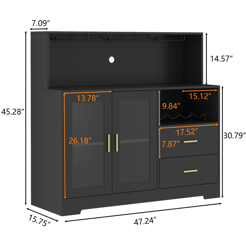 bar unit dimensions