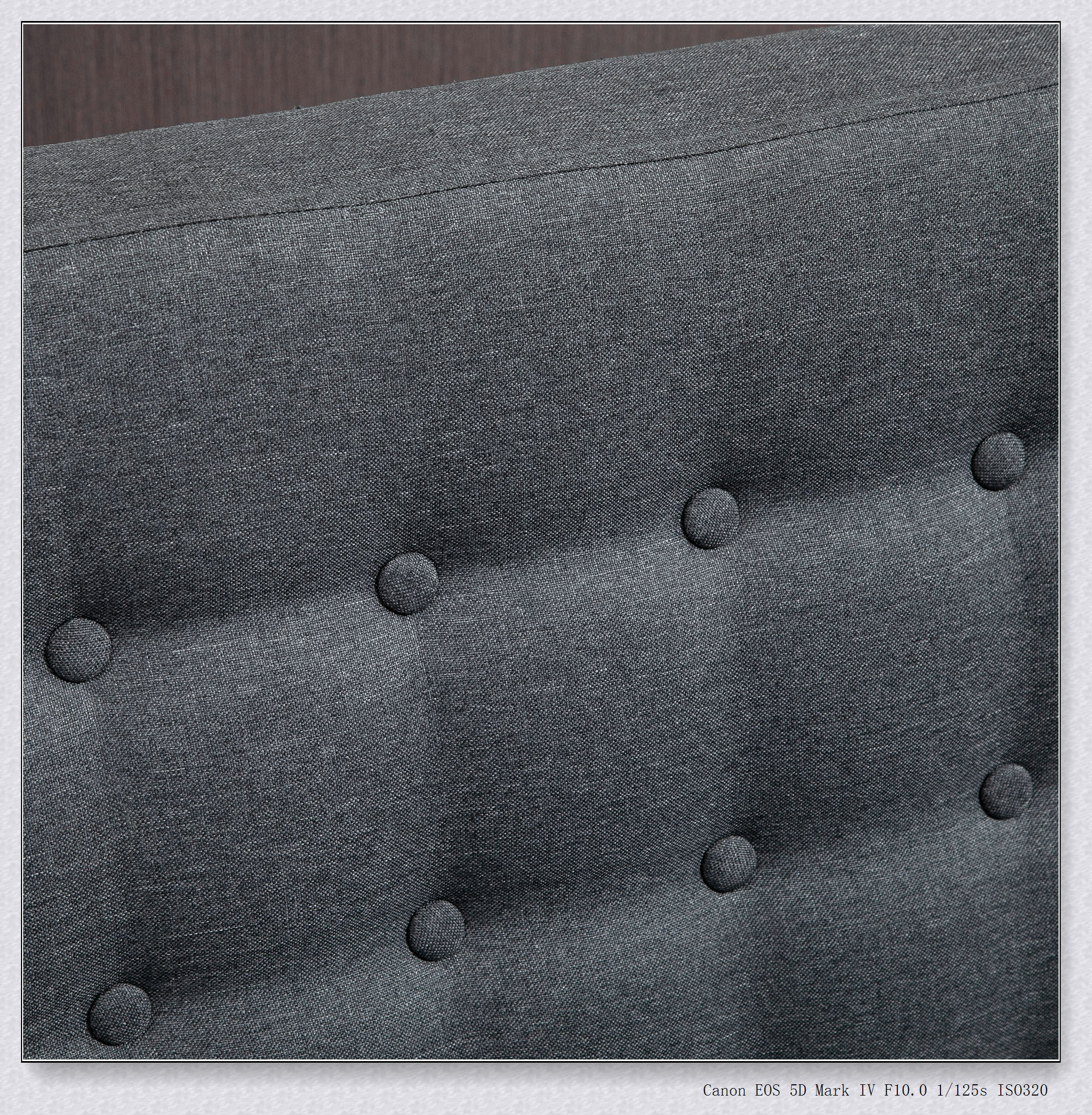 Latitude Run® Wingback Double Sofa Linen Fabric Upholstery Button ...