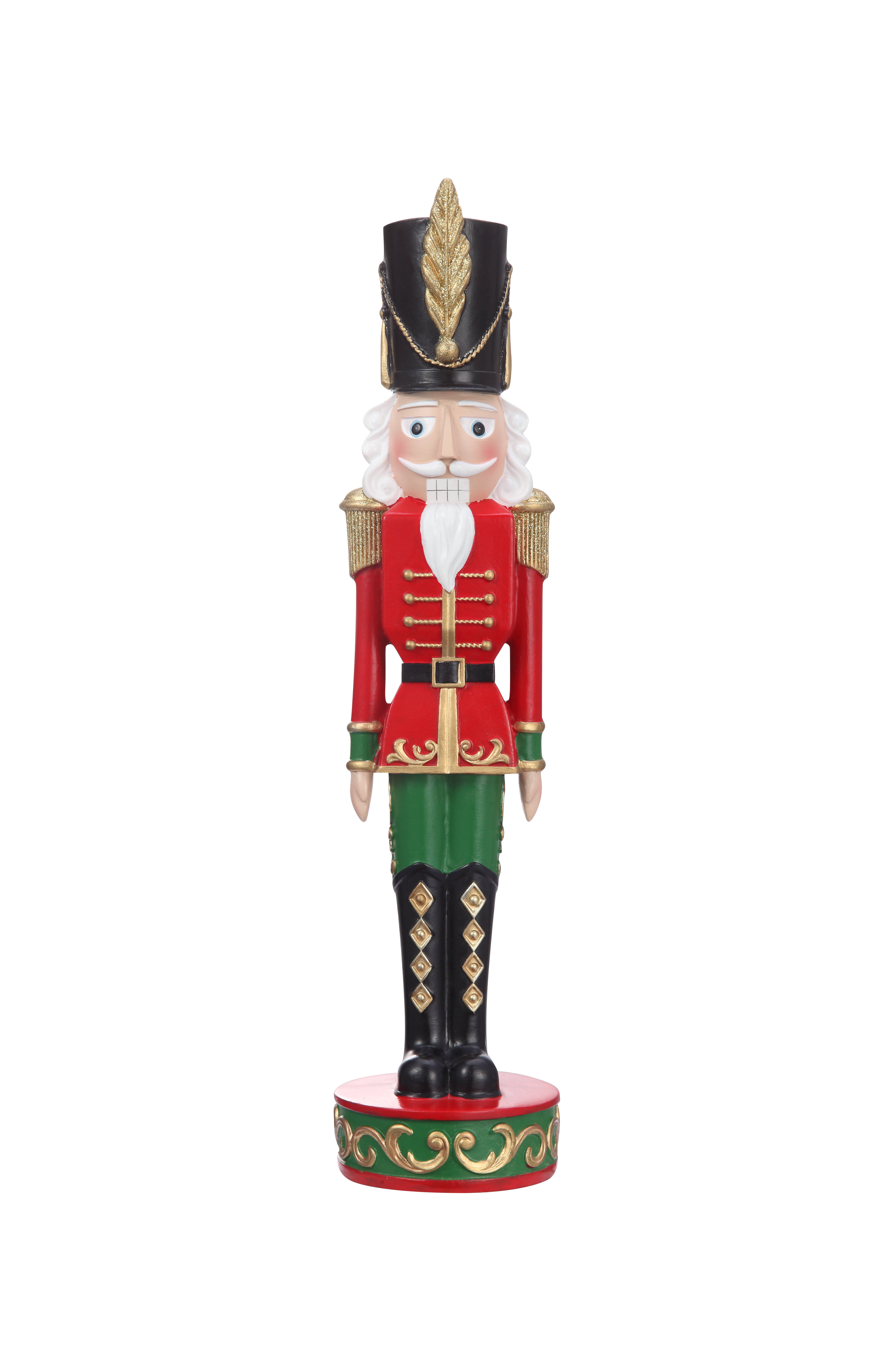 Haute Decor 13" Christmas Nutcracker Red/Green & Reviews | Wayfair