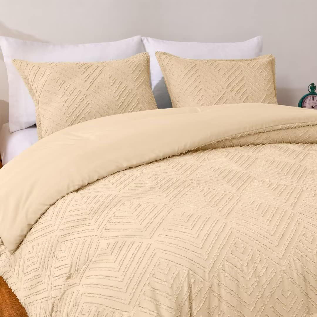 HGmart 3 Piece King Cal King Comforter Bedding Set- All Season ...