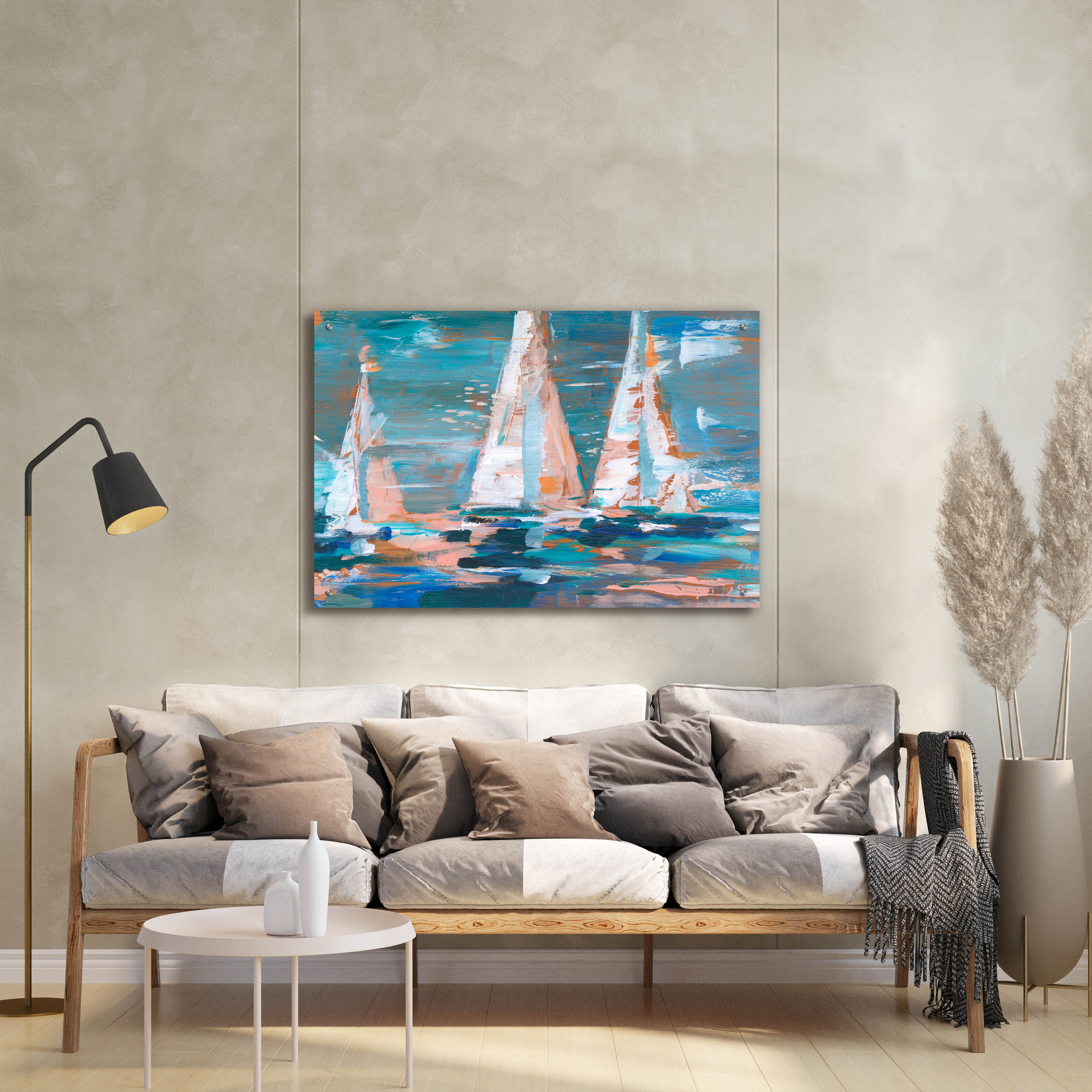 Corrigan Studio® 'Pop Regatta 2' by Ethan Harper Acrylic Glass Wall Art ...