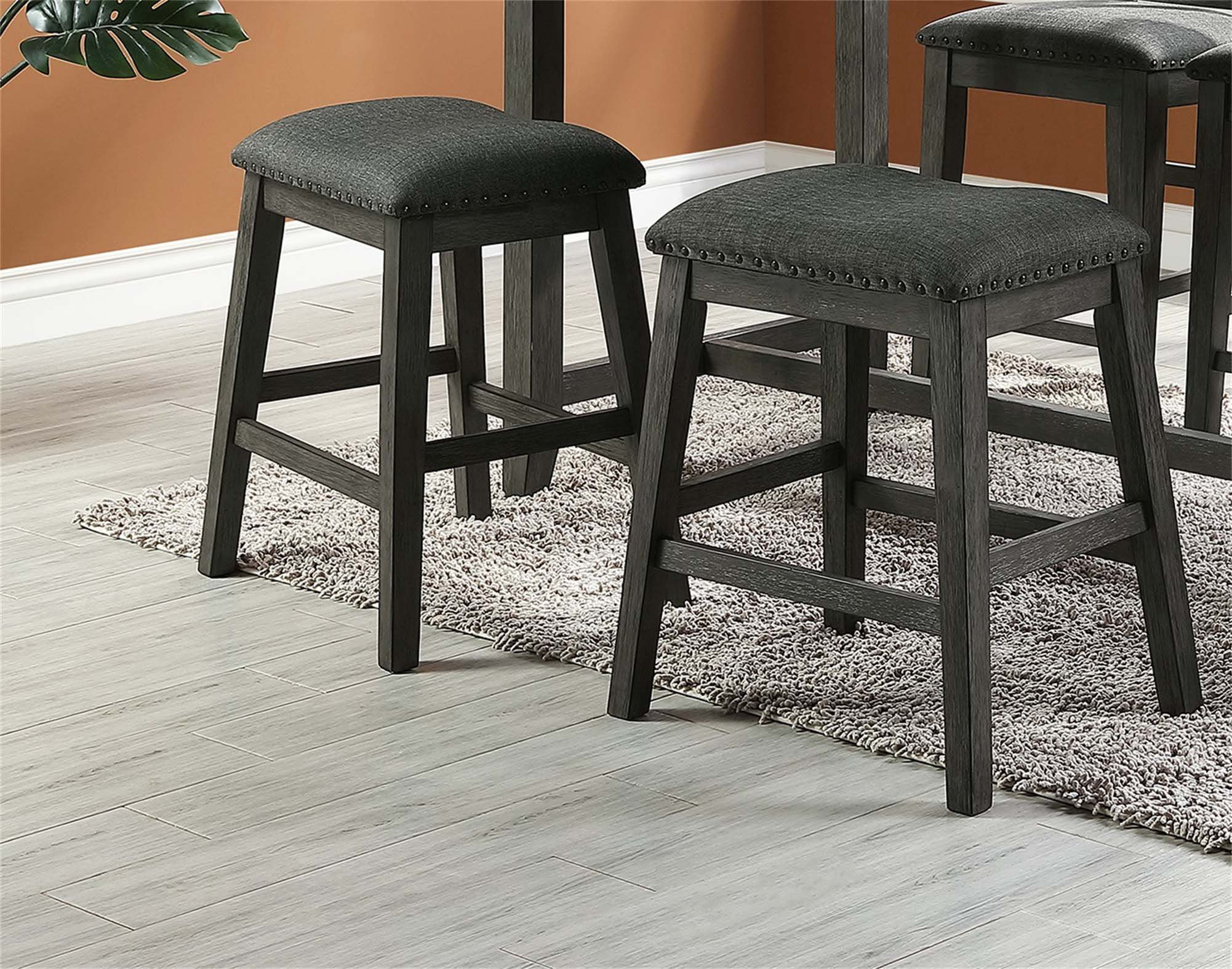 Corrigan Studio® Modern Contemporary Chairs Set Of 2 Counter Height ...