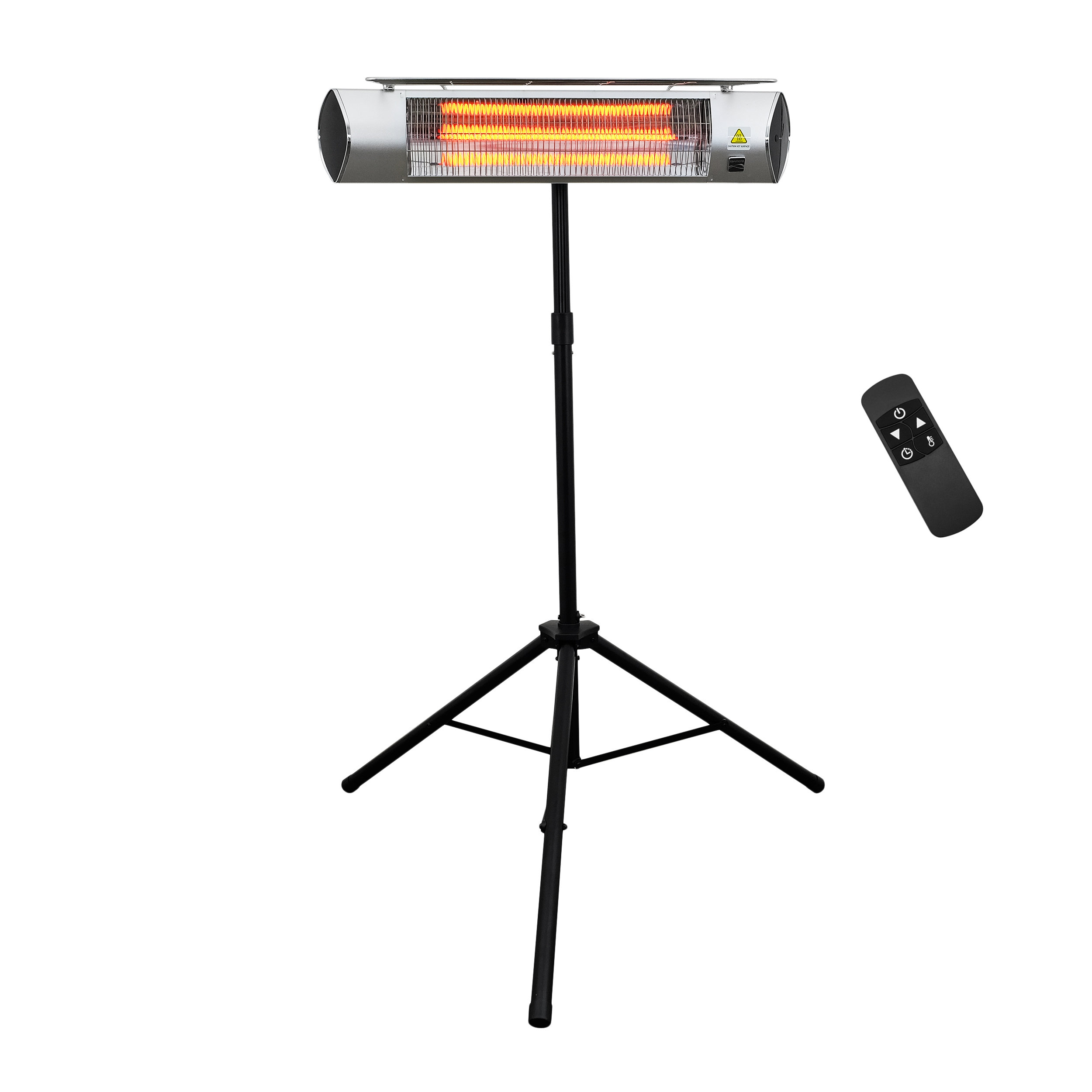 Kenmore Electric Patio Heater with Tripod and Remote | Wayfair