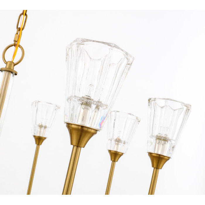 Mercer41 Arnoldsville 8 - Light Dimmable Lantern Wagon Wheel Chandelier ...