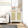 Bay Isle Home™ Boho Chic Storage Cabinet for Versatile Home Decor and ...