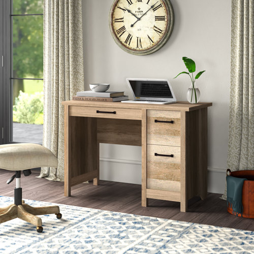Gray Wood Desks You'll Love | Wayfair