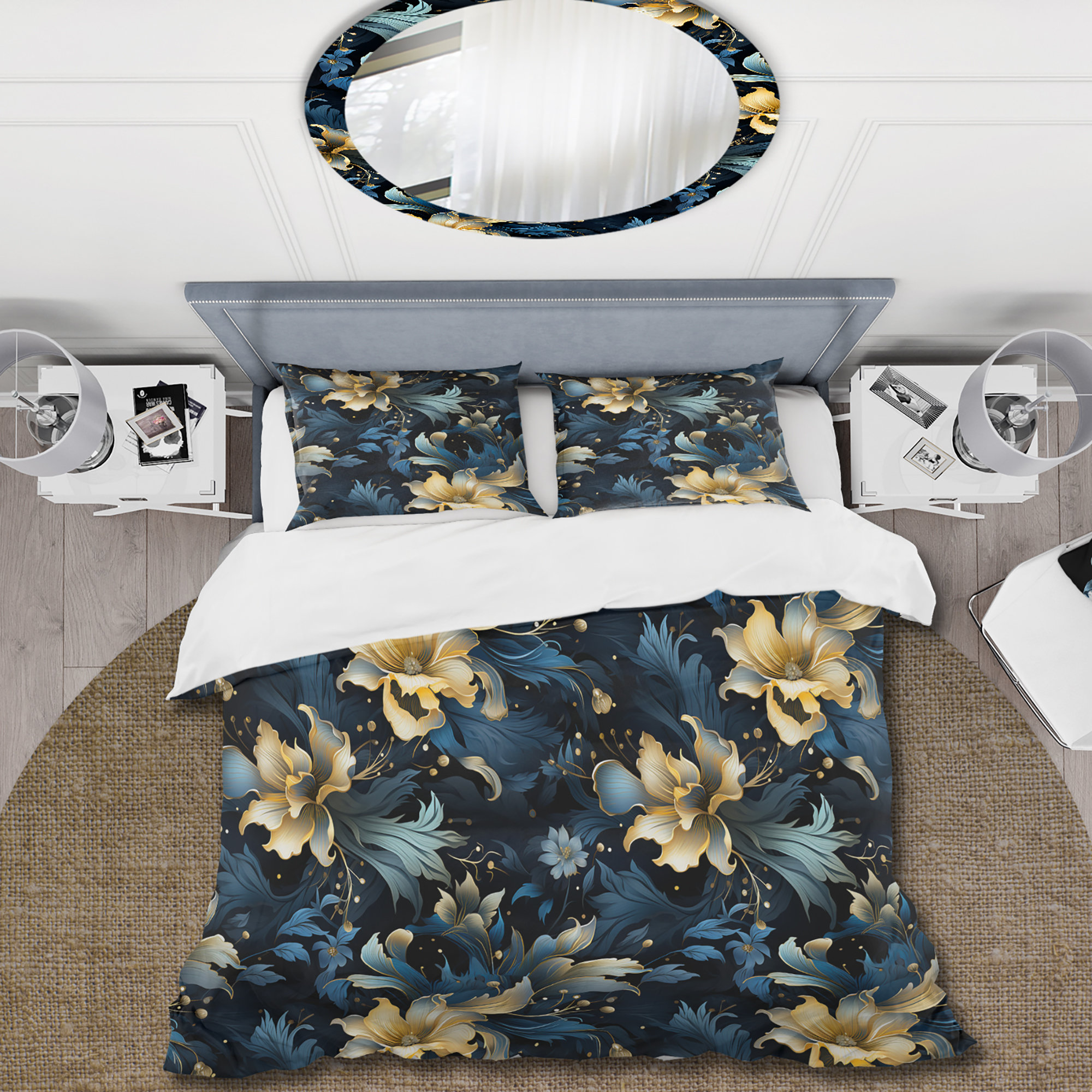 Design Art Enigmatic Nights Moody Patterns I Bedding | Wayfair
