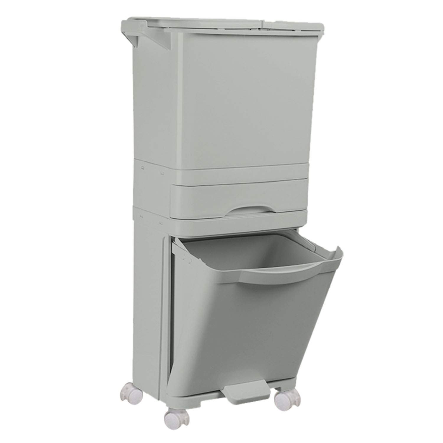 Symple Stuff Taylor & Brown Recycling Pedal Bin For Kitchen Waste ...
