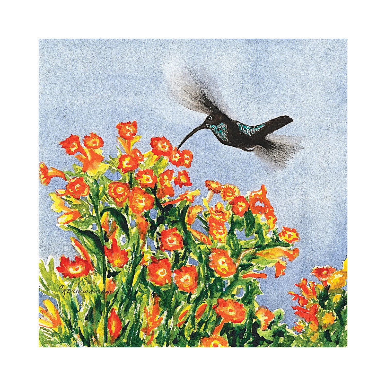 ClassicLiving Humming Along by Christine Reichow - Wrapped Canvas ...