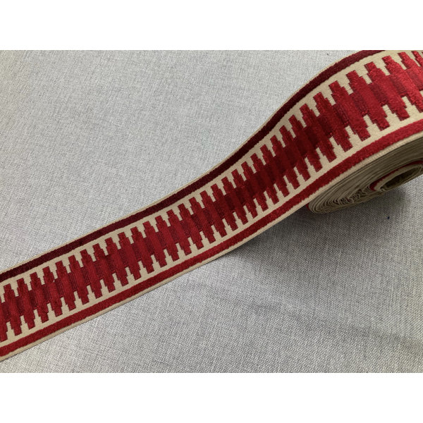 Rose Lace And Braid Velvet Fabric - Wayfair Canada