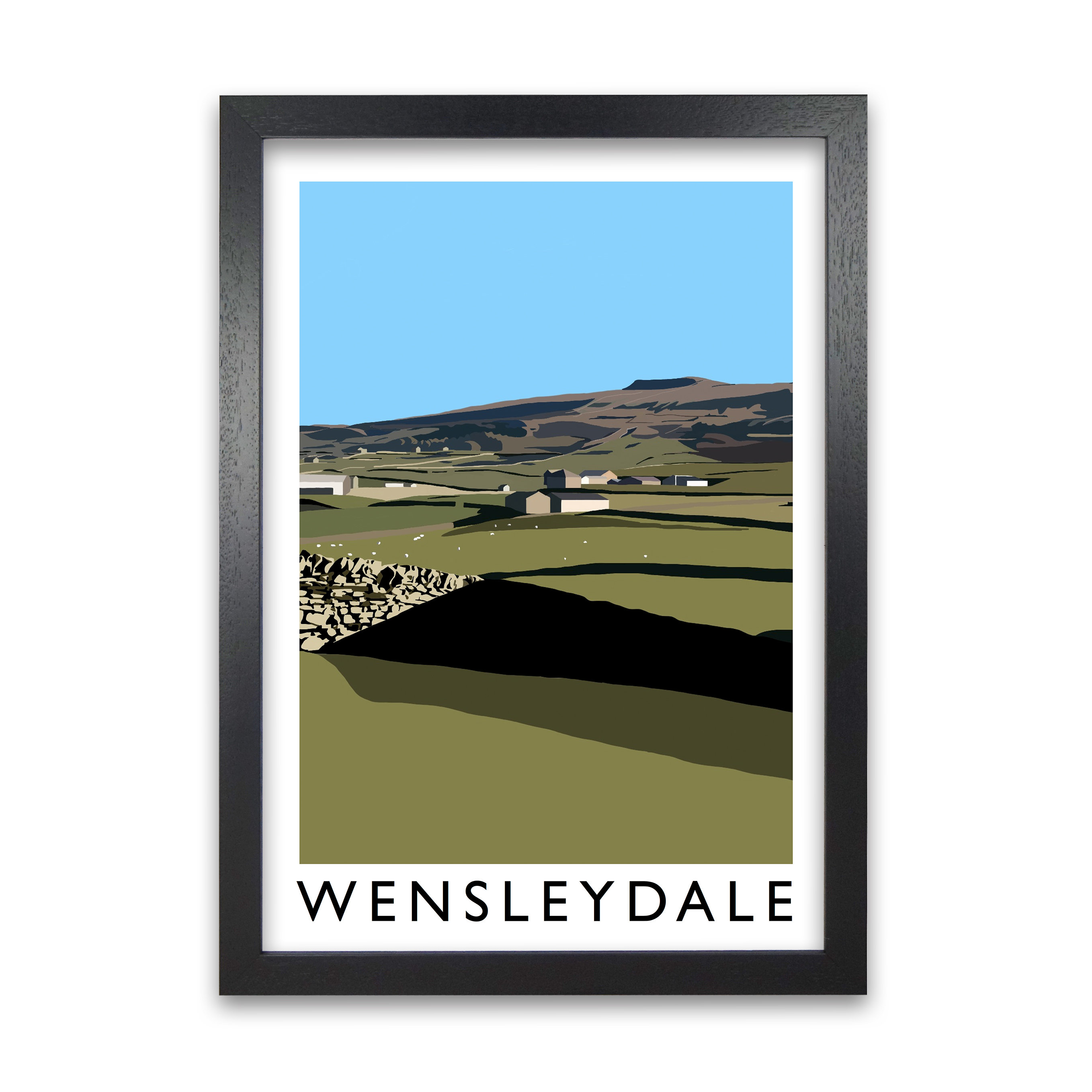 17 Stories 'Wensleydale' Framed Graphic Art Print | Wayfair.ie