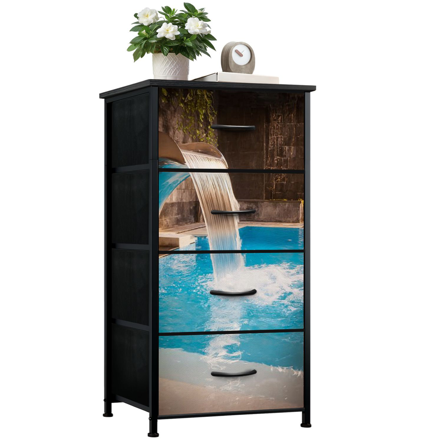 East Urban Home 4 Drawer Vertical Storage Dresser An amazing hot tub ...