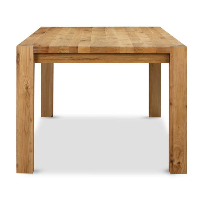 AllModern Dublin Extendable Solid Oak Wood Dining Table (82.5"-122 ...