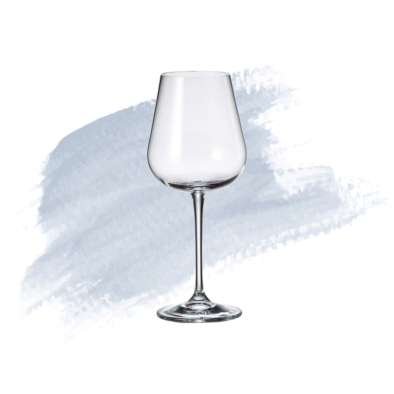 Corrigan Studio® Saori 15 oz. Crystal Red Wine Glass & Reviews | Wayfair