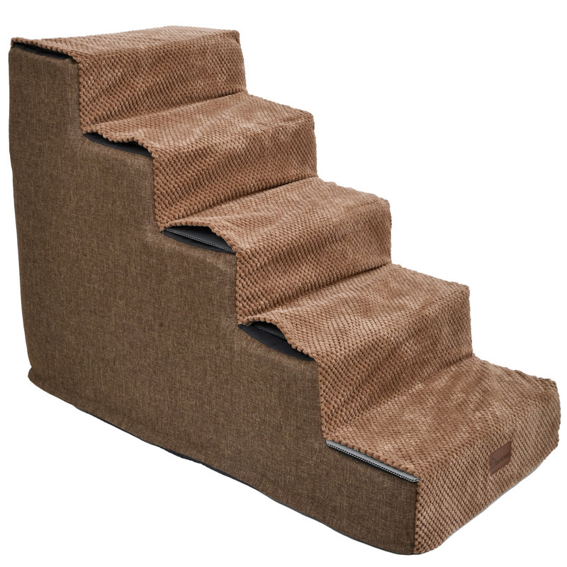 Archie & Oscar™ Keasler 5-Step Foam Pet Stairs & Reviews | Wayfair