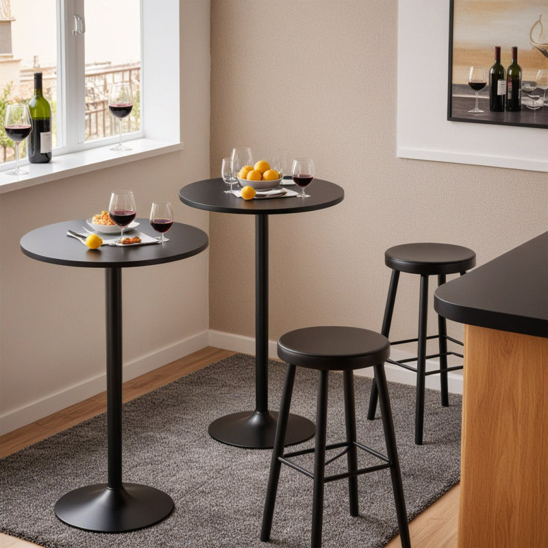 Williston Forge Nuno 2 - Piece 39.5" Pedestal Height Dining Tables ...