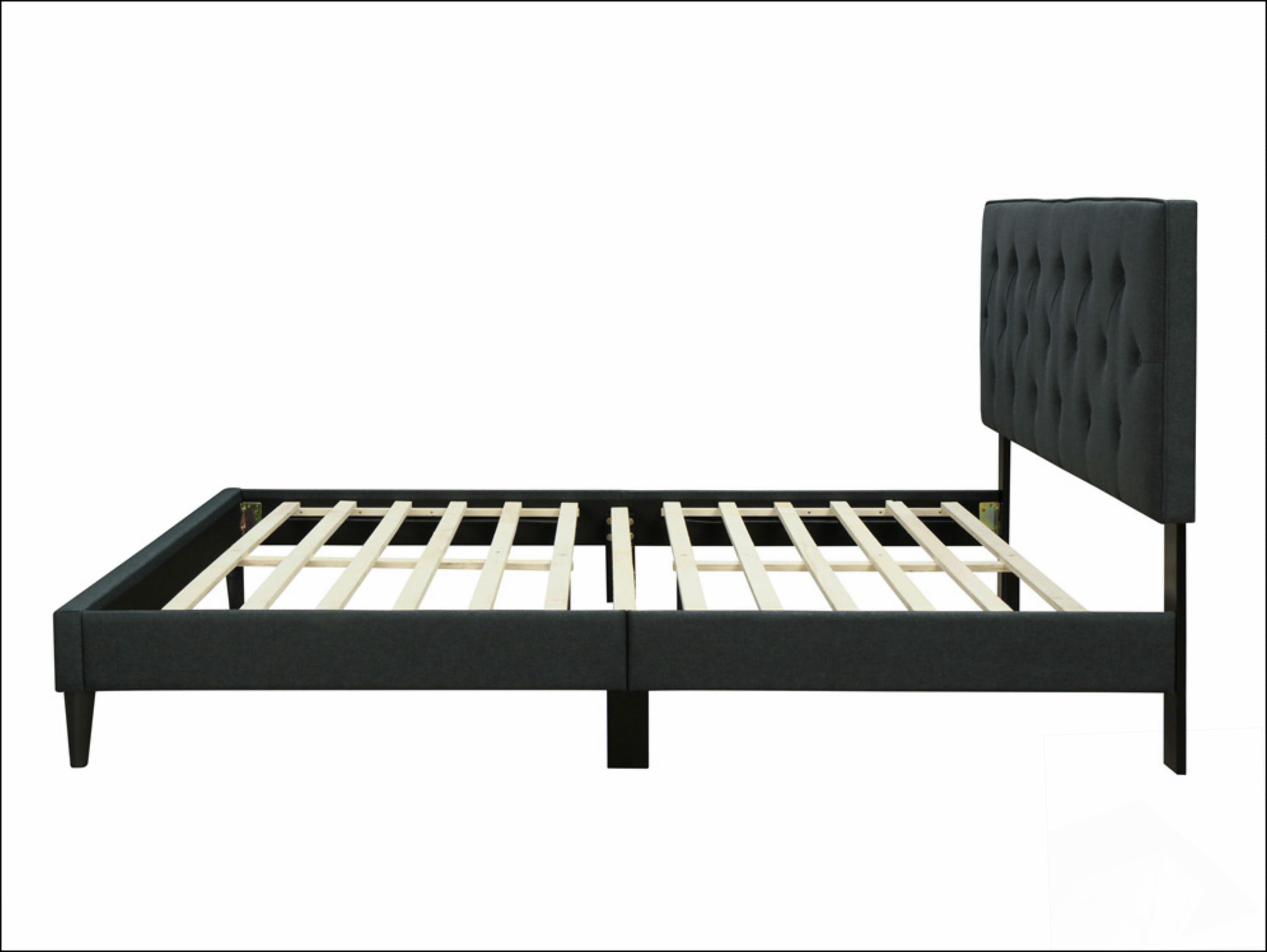 Latitude Run® King Sized Channel Bed Sturdy and durable, modern and ...