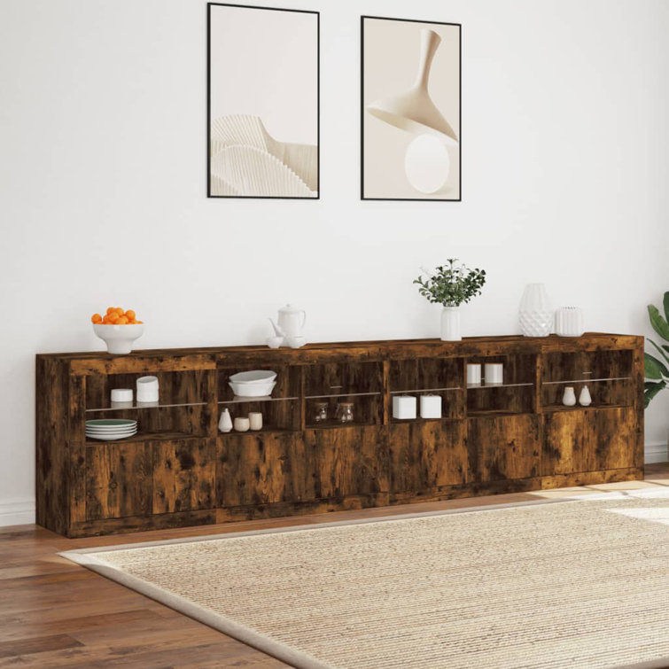 Metro Lane Basilotto 283cm Sideboard | Wayfair.co.uk