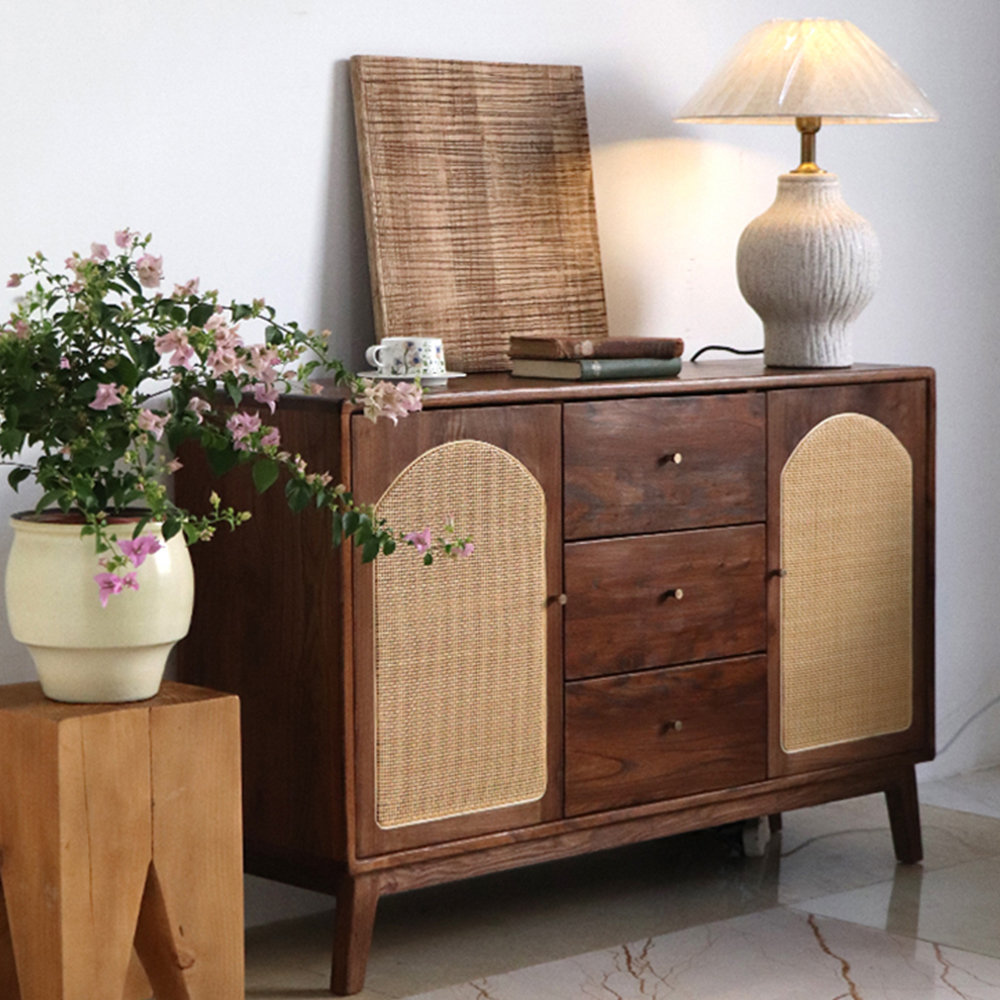 Bayou Breeze Chinese-style retro simple sideboard. - Wayfair Canada
