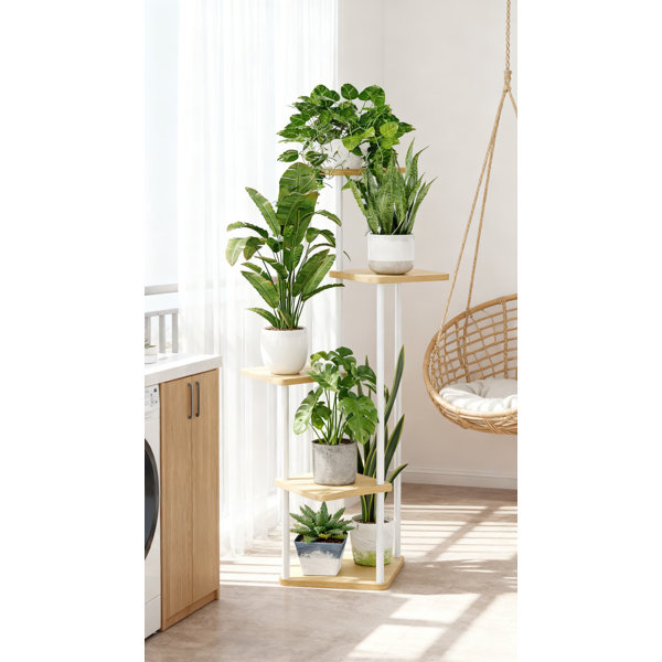 Latitude Run® 5 Tier Plant Stand Indoor Outdoor Multi-Tiered Plant ...