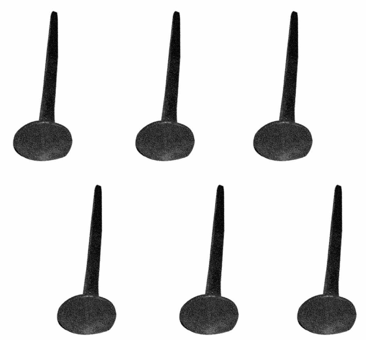 The Renovators Supply Inc. Clavos Black Wrought Iron Nails Square Iron ...