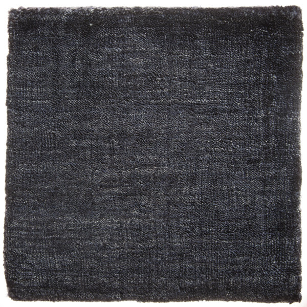 Latitude Run® Modern Hand-Loomed Art Silk Midnight Area Rug - Wayfair ...