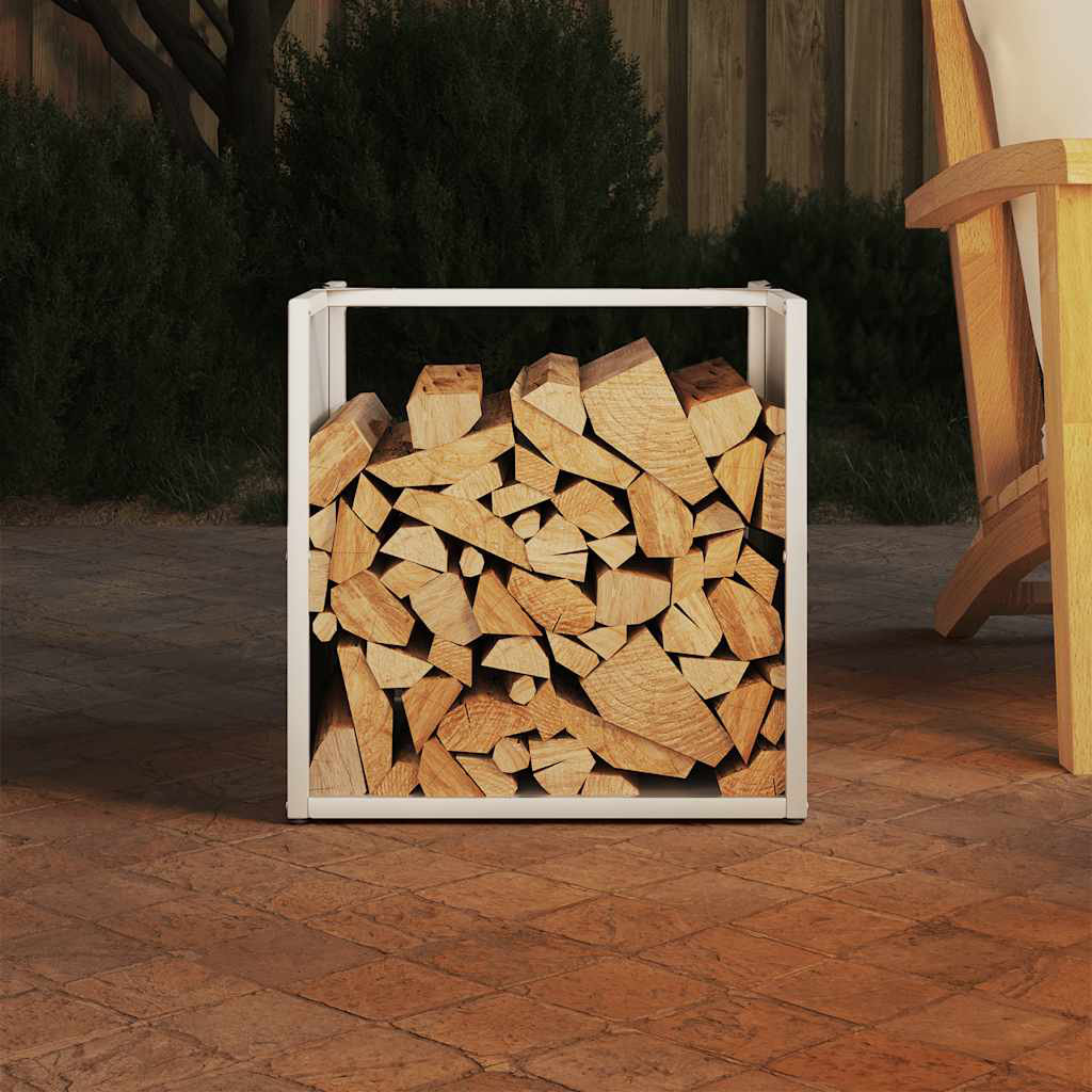 Ivy Bronx Firewood Rack 15.7X15.7X15.7" Cold-Rolled Steel | Wayfair