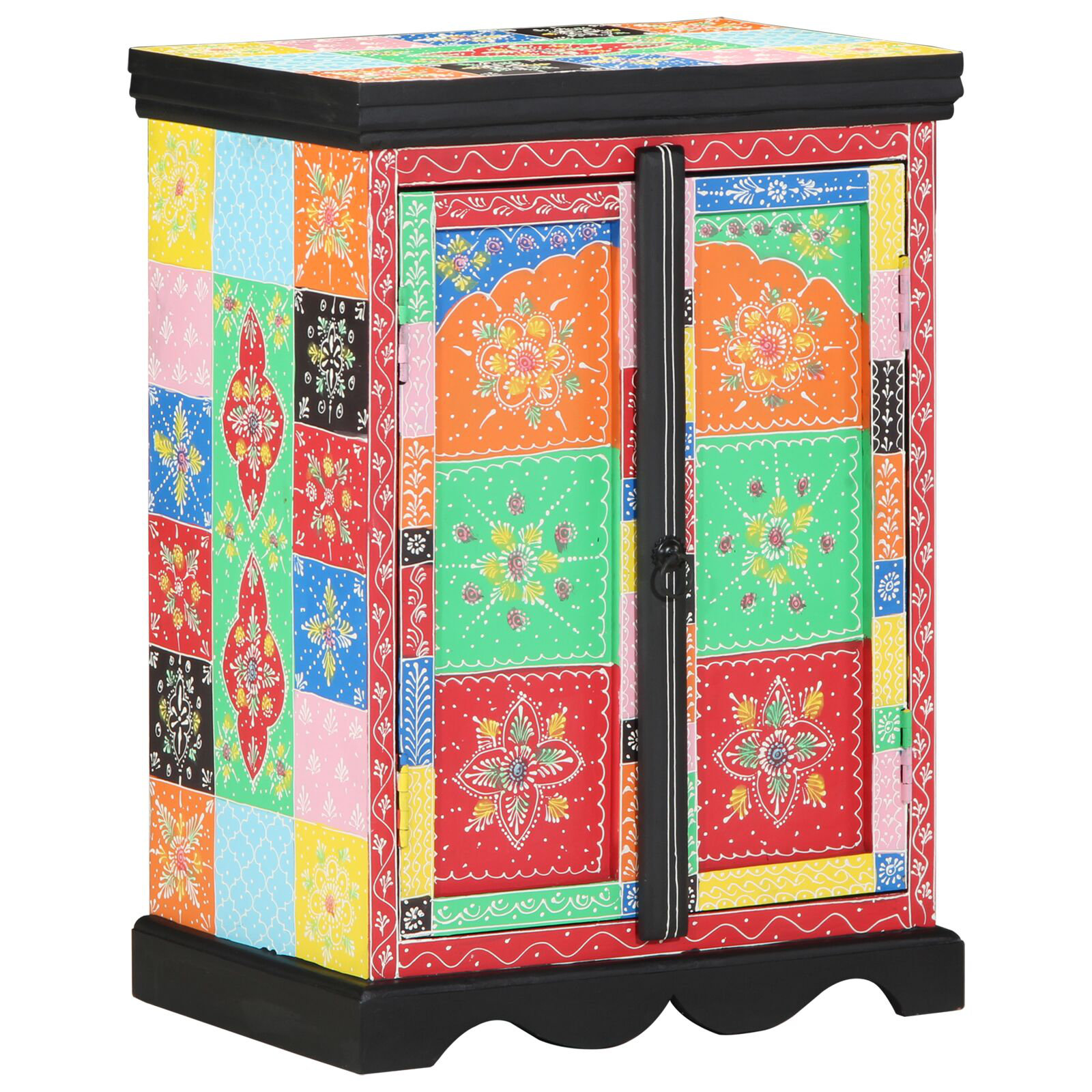 vidaXL Console Tables Multicolor Wood Small Decorative Inlays | Wayfair