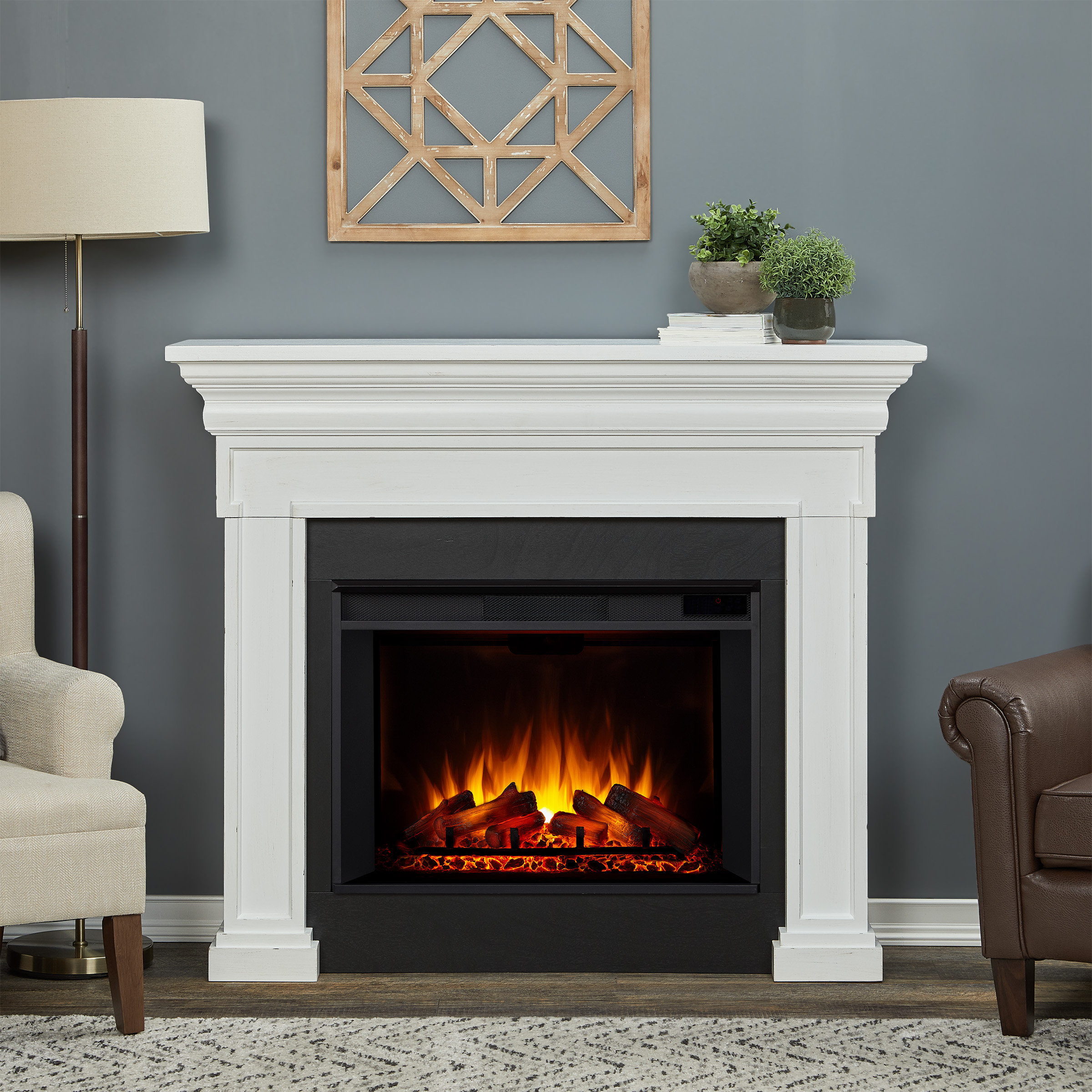Real Flame Emerson 56" Grand Electric Fireplace by Real Flame & Reviews ...