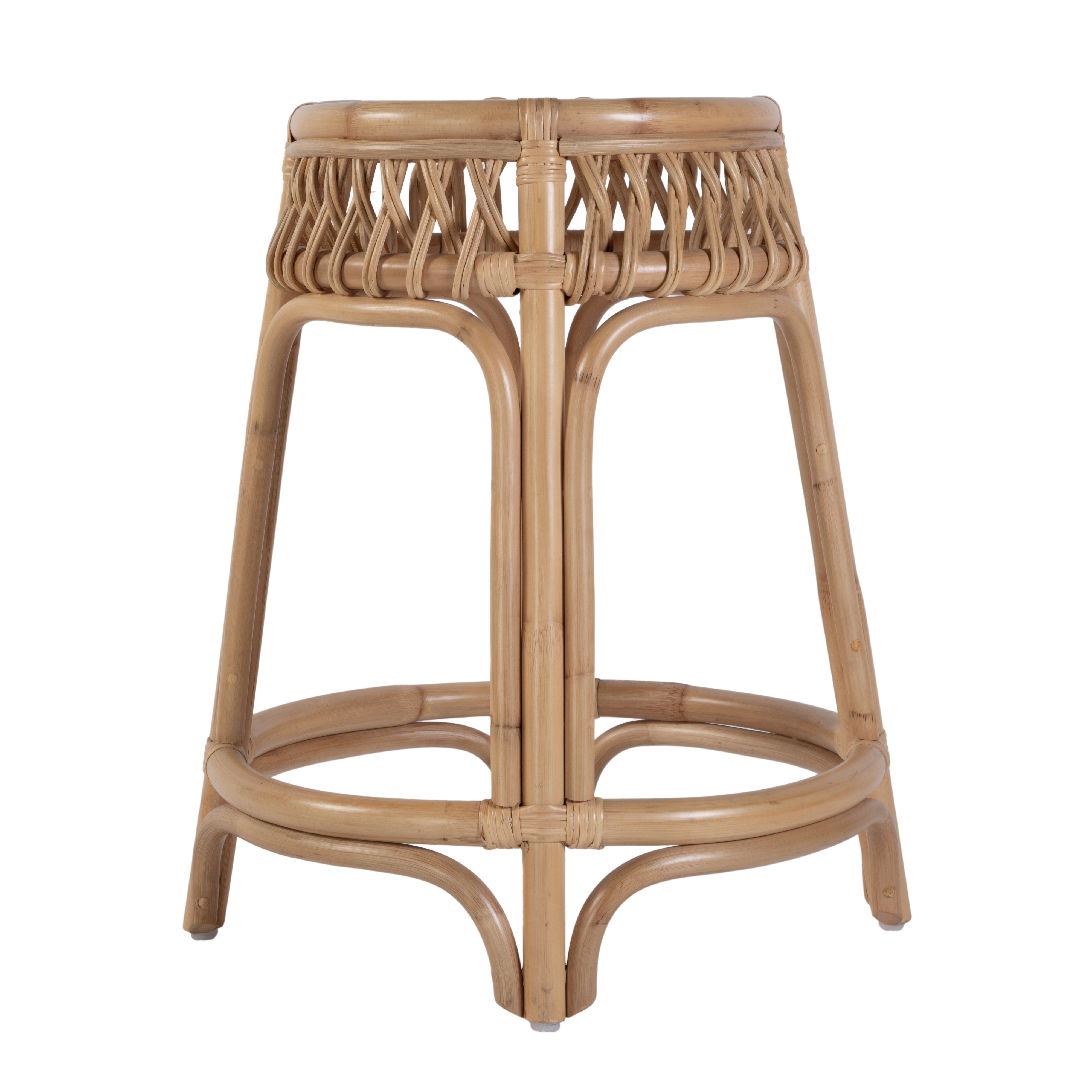 Birch Lane™ Beachwood Round Rattan Stool | Wayfair