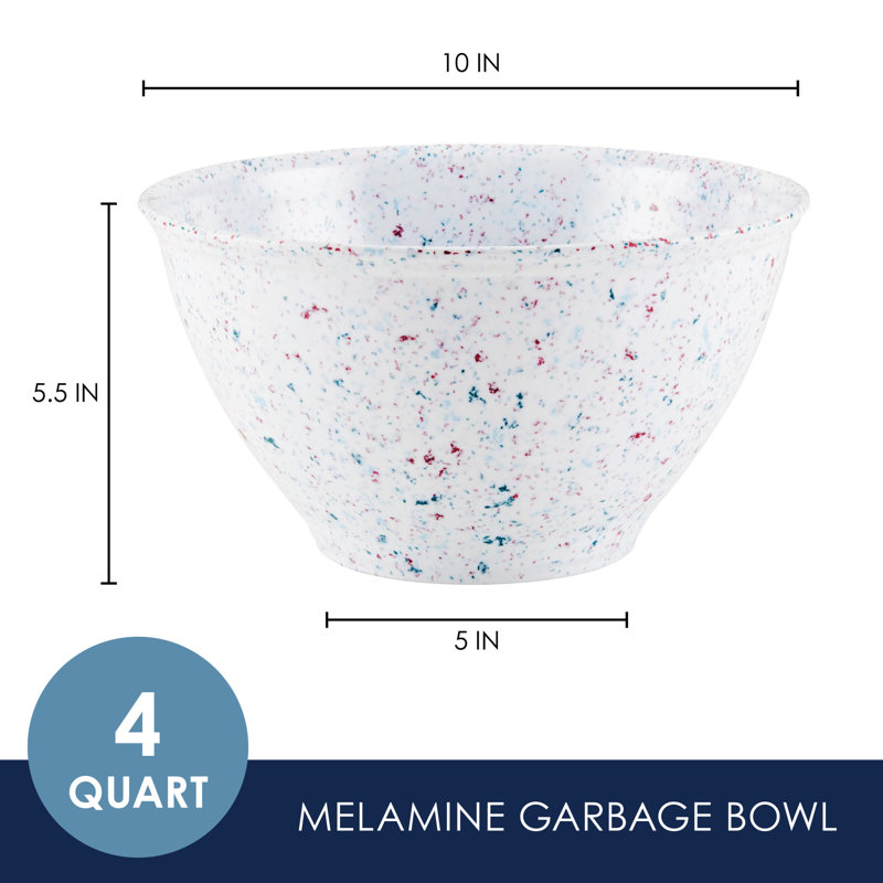 Rachael Ray Melamine Garbage Bowl, White & Reviews | Wayfair