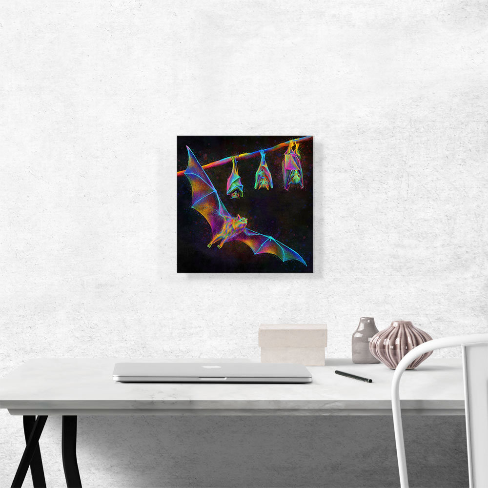 ARTCANVAS Bat Chiroptera Flying Hanging Canvas Art Print - Wayfair Canada