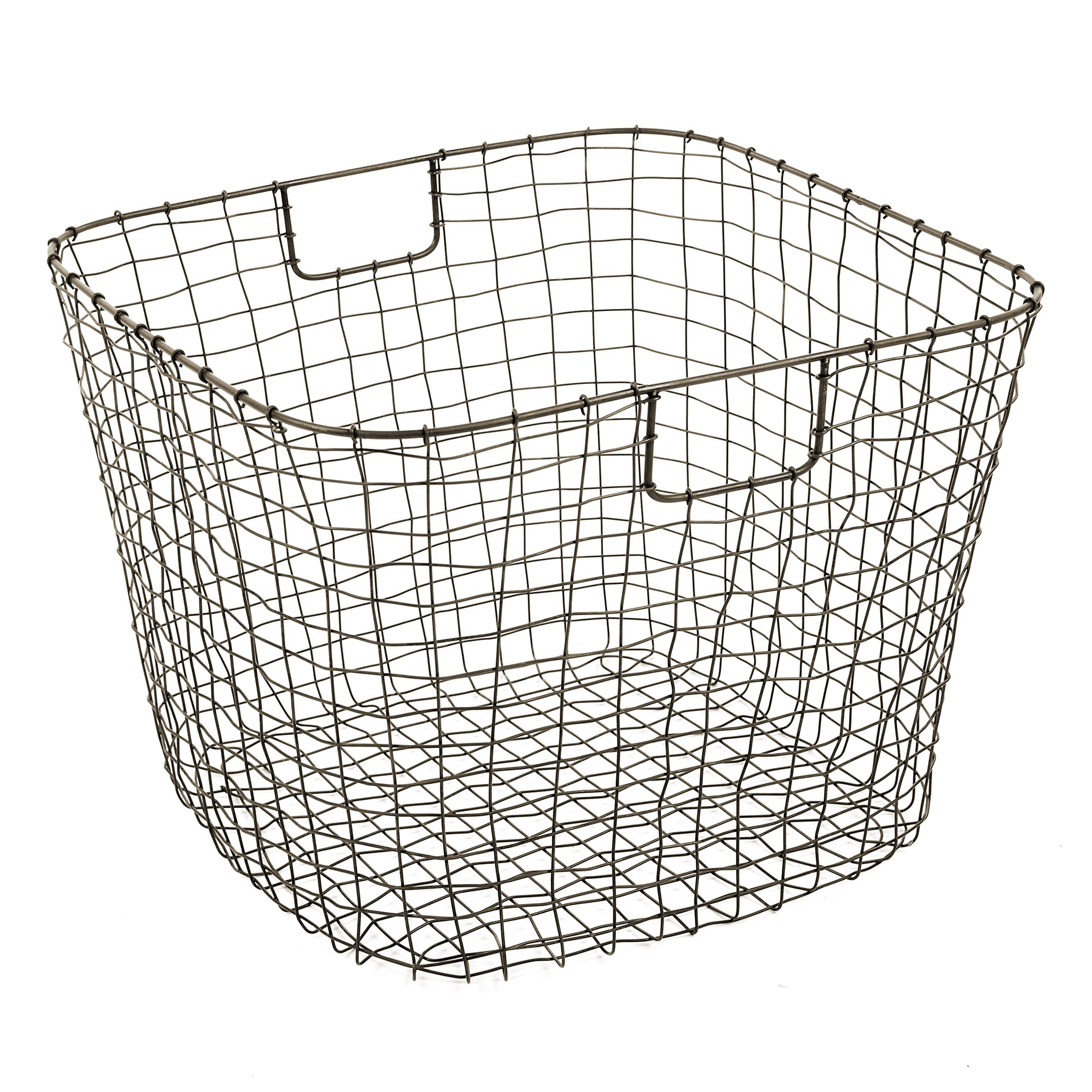 Rebrilliant Ivanka Metal Basket & Reviews | Wayfair